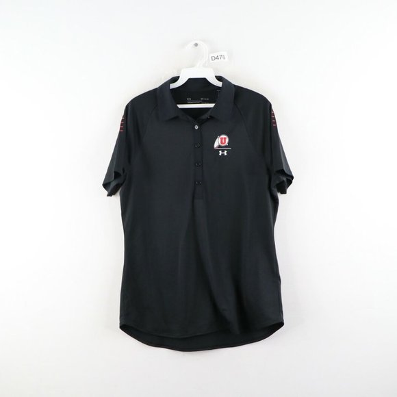 Under Armour | Tops | New Under Armour University Of Utah Polo Shirt ...